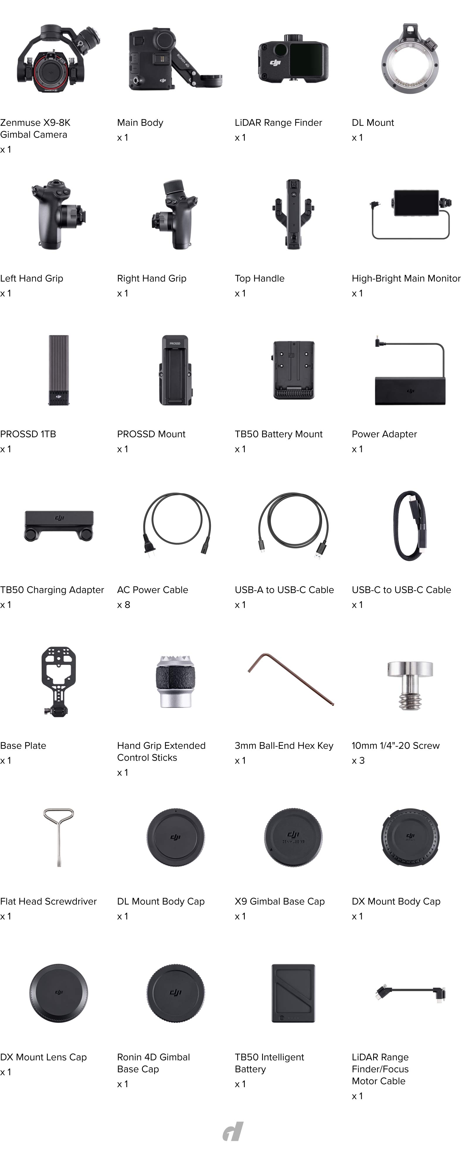 Buy DJI Ronin 4D 8K Combo | D1 Australia